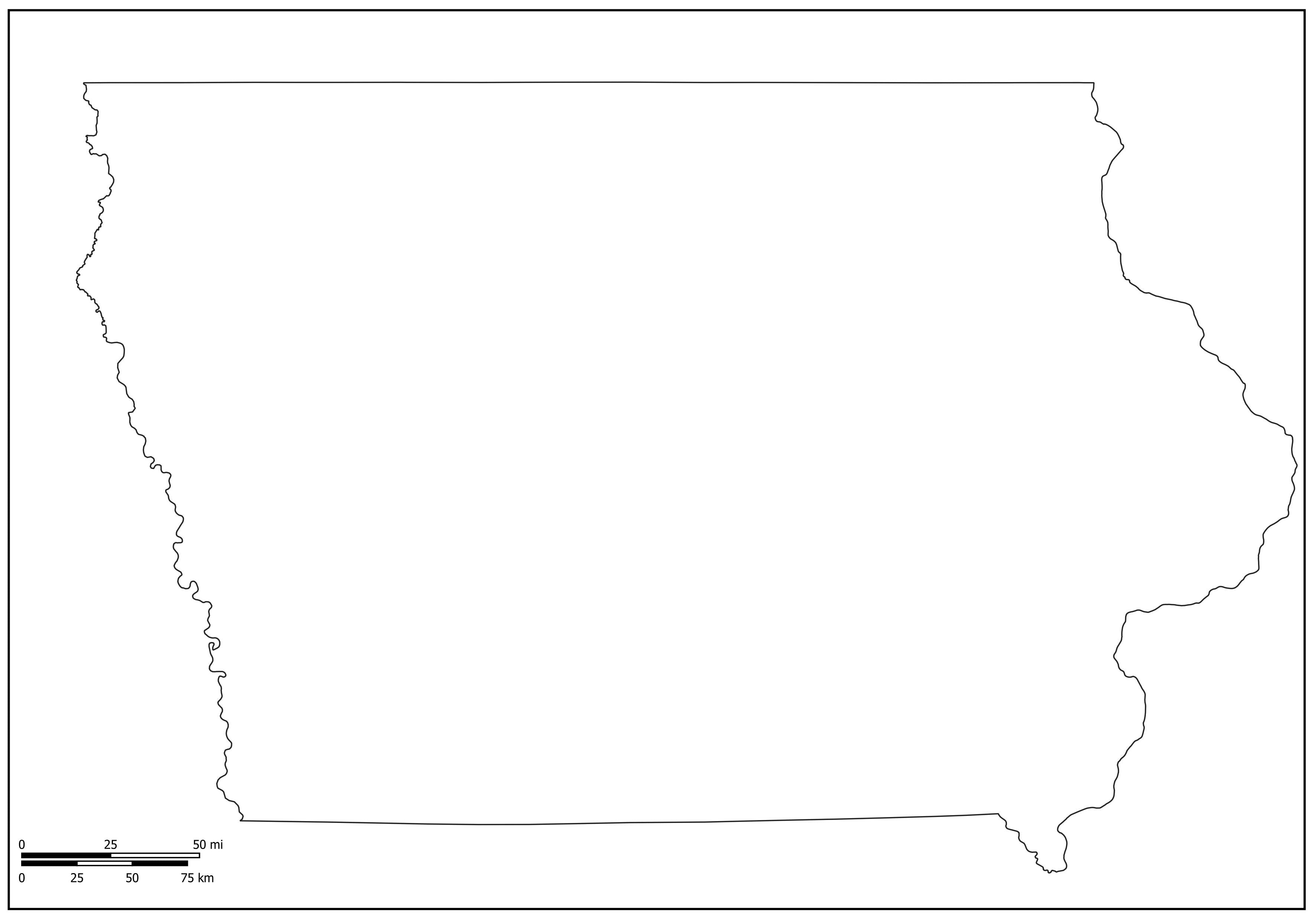 Blank U.S. State Maps [Free] | WMB Maps