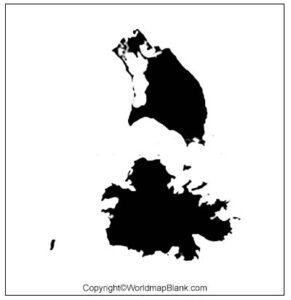 Printable Blank Map of Antigua and Barbuda [PDF]