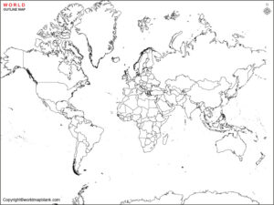 Political World Map – Printable Map of the World [PDF] – World Map Blank
