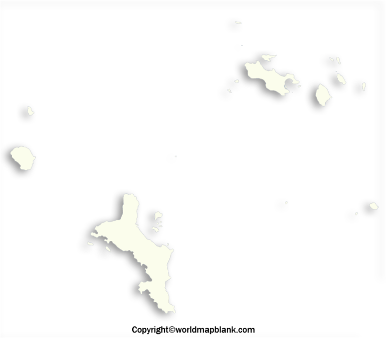 Printable Blank Map of Seychelles – Outline Transparent Map – World Map ...