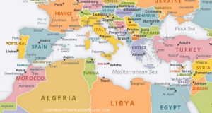 Map of Mediterranean World | Mediterranean Sea on World Map
