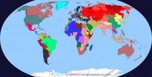 World Map 1939 Political Labeled Printable in PDF – World Map Blank