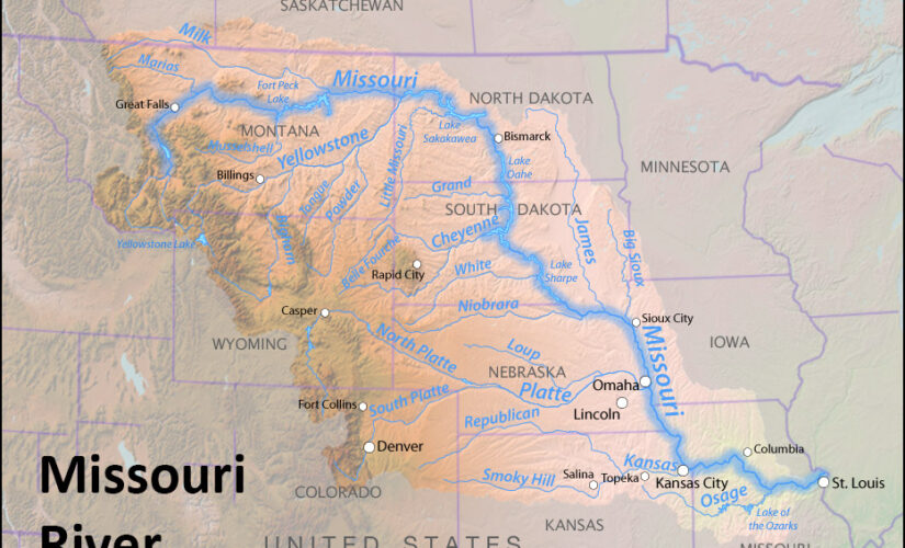 Printable Australia Rivers Map | Map of Australia Rivers